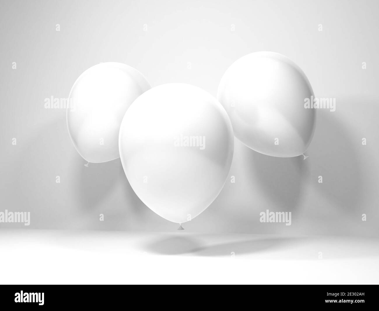 Realistic Balloon Mockup Template Stock Photo - Alamy