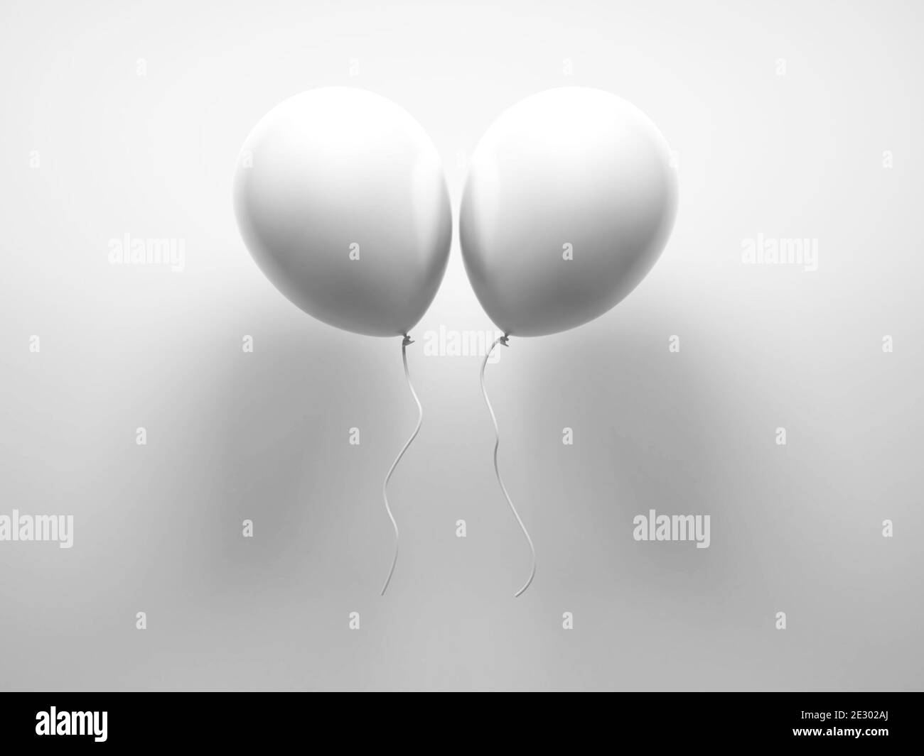 Realistic Balloon Mockup Template Stock Photo - Alamy