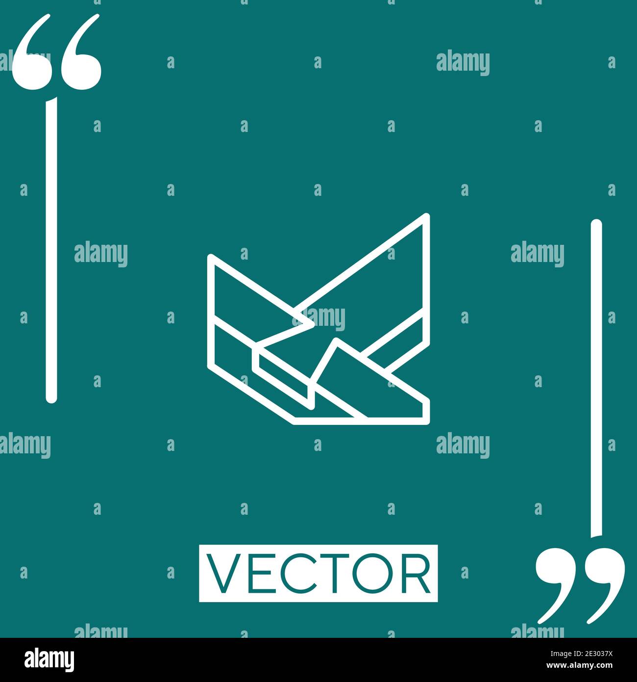 joint vector icon Linear icon. Editable stroke line Stock Vector Image ...