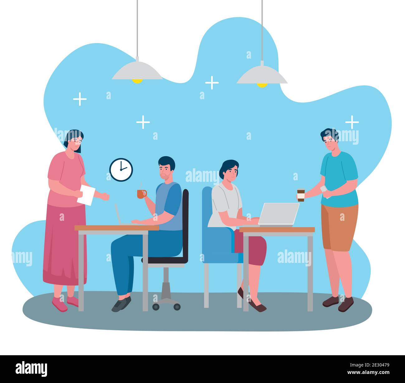 4 seated Stock Vector Images - Alamy