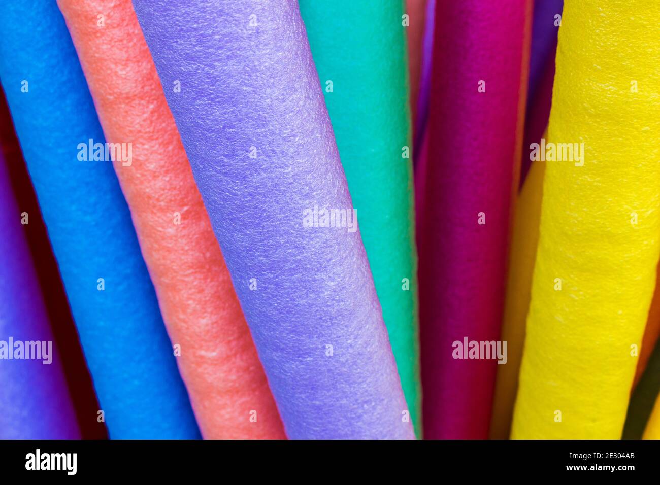 Group of colorful cell foams for swimming pools Stock Photo - Alamy