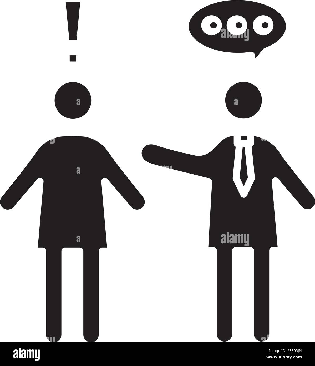 business person coaching with attentive character silhouettes style ...