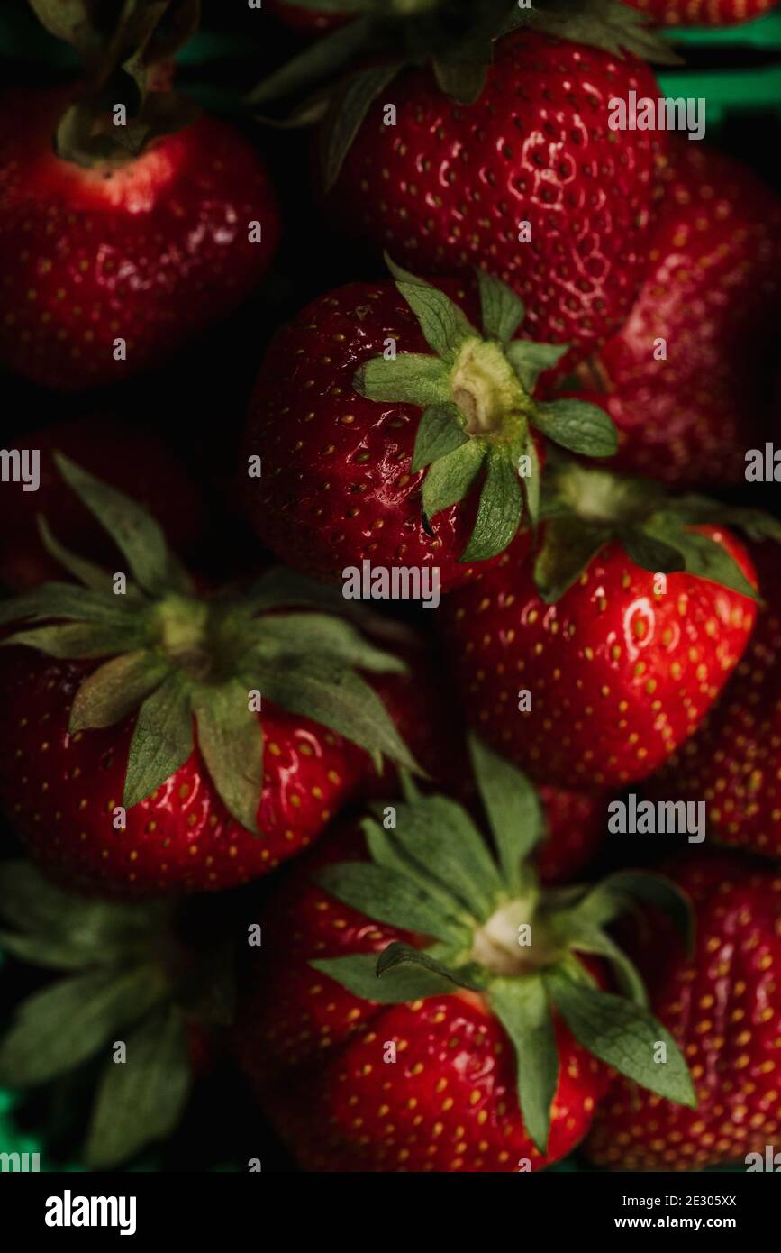 Multiple strawberries hi-res stock photography and images - Alamy