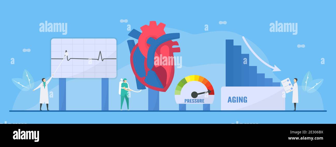 Heart pumping Stock Vector Images - Alamy