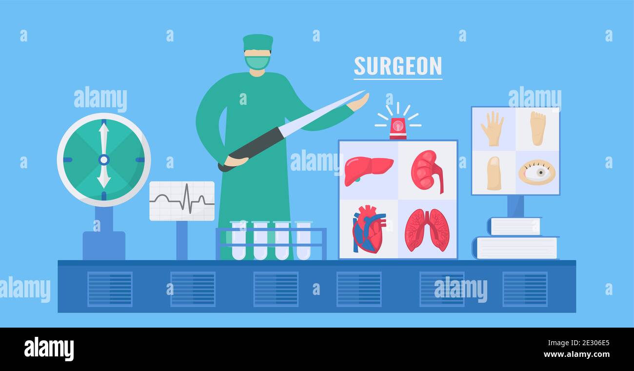 Surgical team clock Stock Vector Images - Alamy