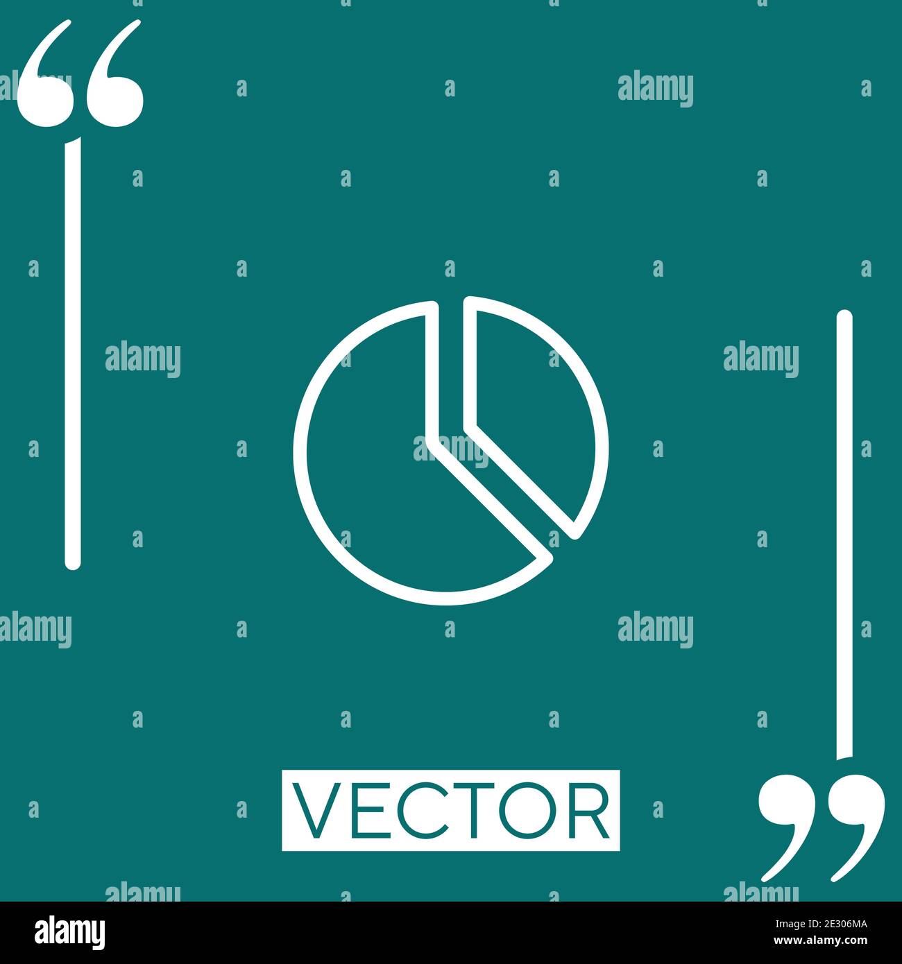 pie chart vector icon Stock Vector Image & Art - Alamy