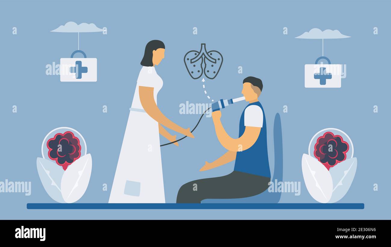 Pulmonary function test hi-res stock photography and images - Alamy