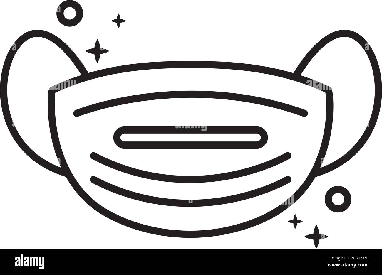 medical mask line style icon Stock Vector Image & Art - Alamy