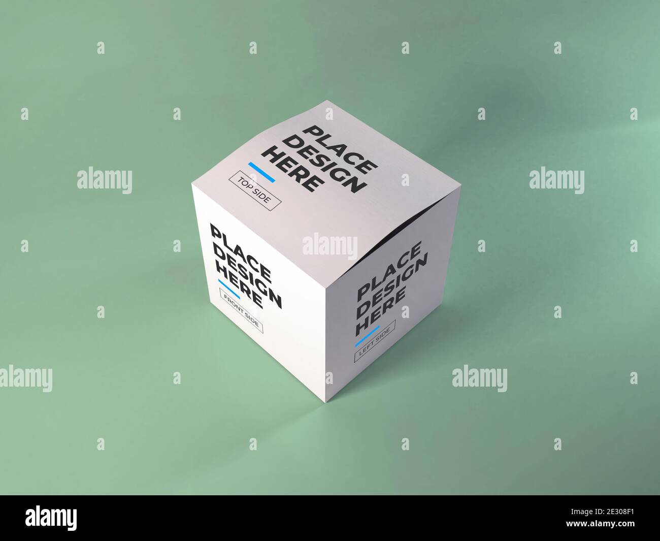 Realistic Box Packaging Mockup Template Stock Photo - Alamy
