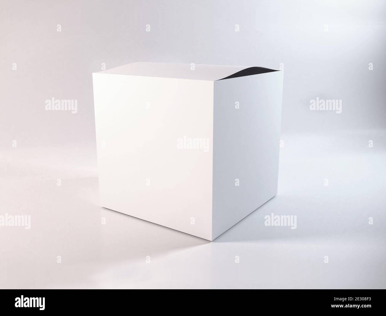 Realistic Box Packaging Mockup Template Stock Photo - Alamy