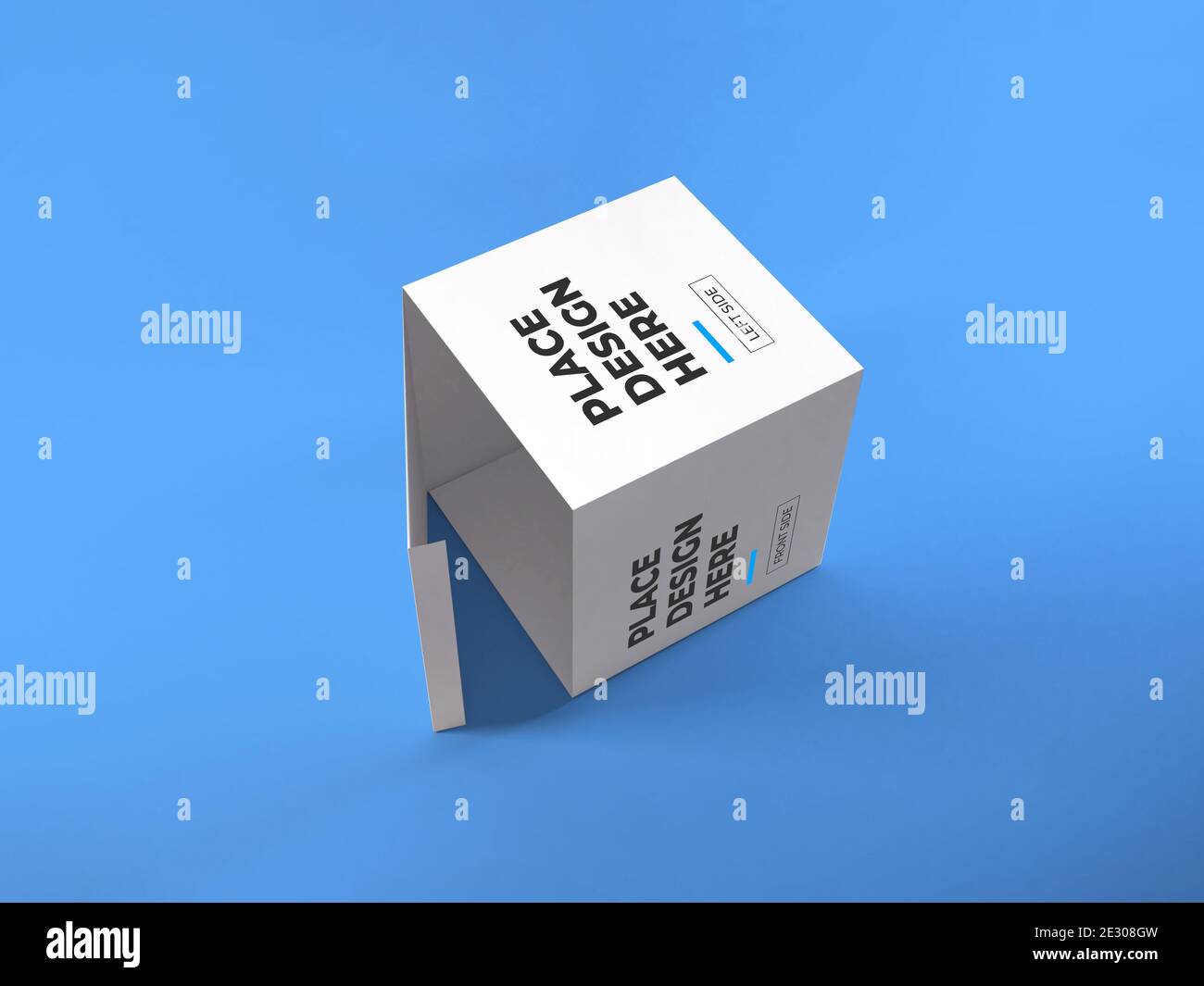 Realistic Box Packaging Mockup Template Stock Photo - Alamy