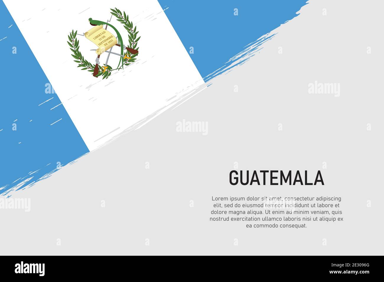 Guatemala brush stroke Stock Vector Images - Alamy