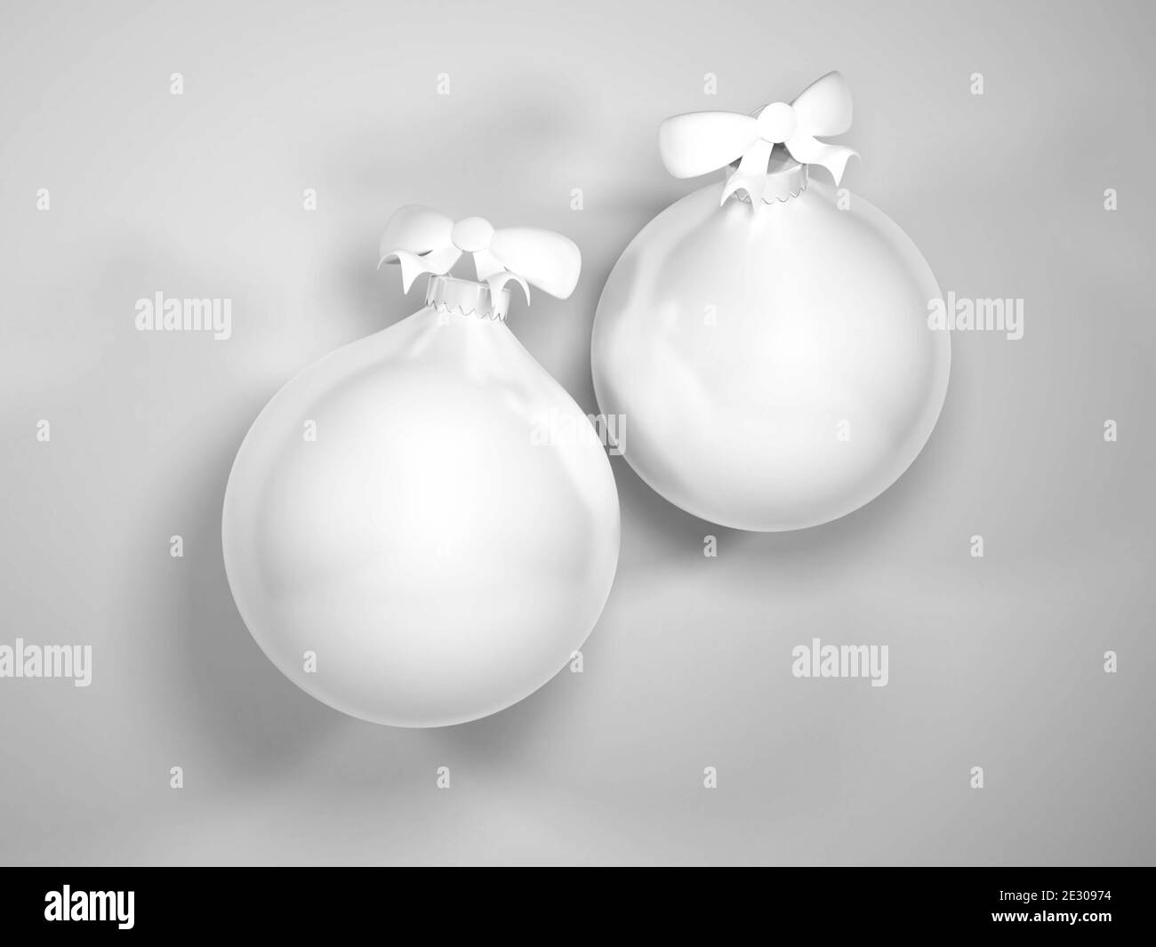Christmas Bauble Ball Mockup Scene Stock Photo - Alamy