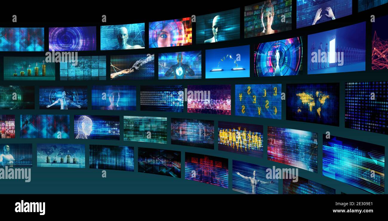 Technology Abstract Background with Tech Startup Industry Concept Stock ...