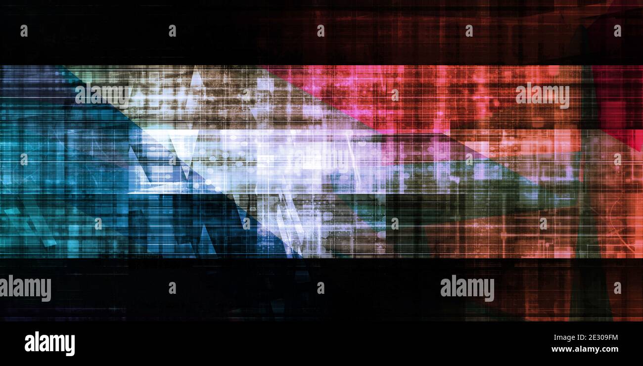 Computer Technology System as a Abstract Concept Stock Photo - Alamy