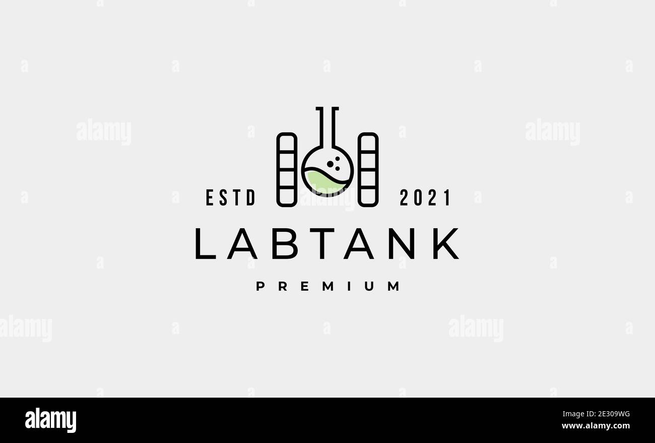 lab tank logo vector design illustration Stock Vector Image & Art - Alamy