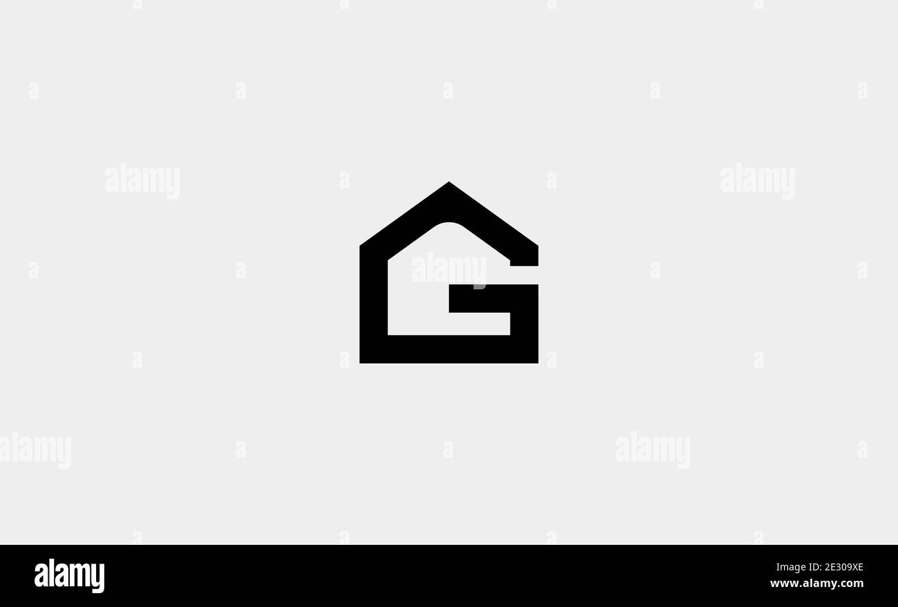 letter G house logo design vector illustration Stock Vector Image & Art ...