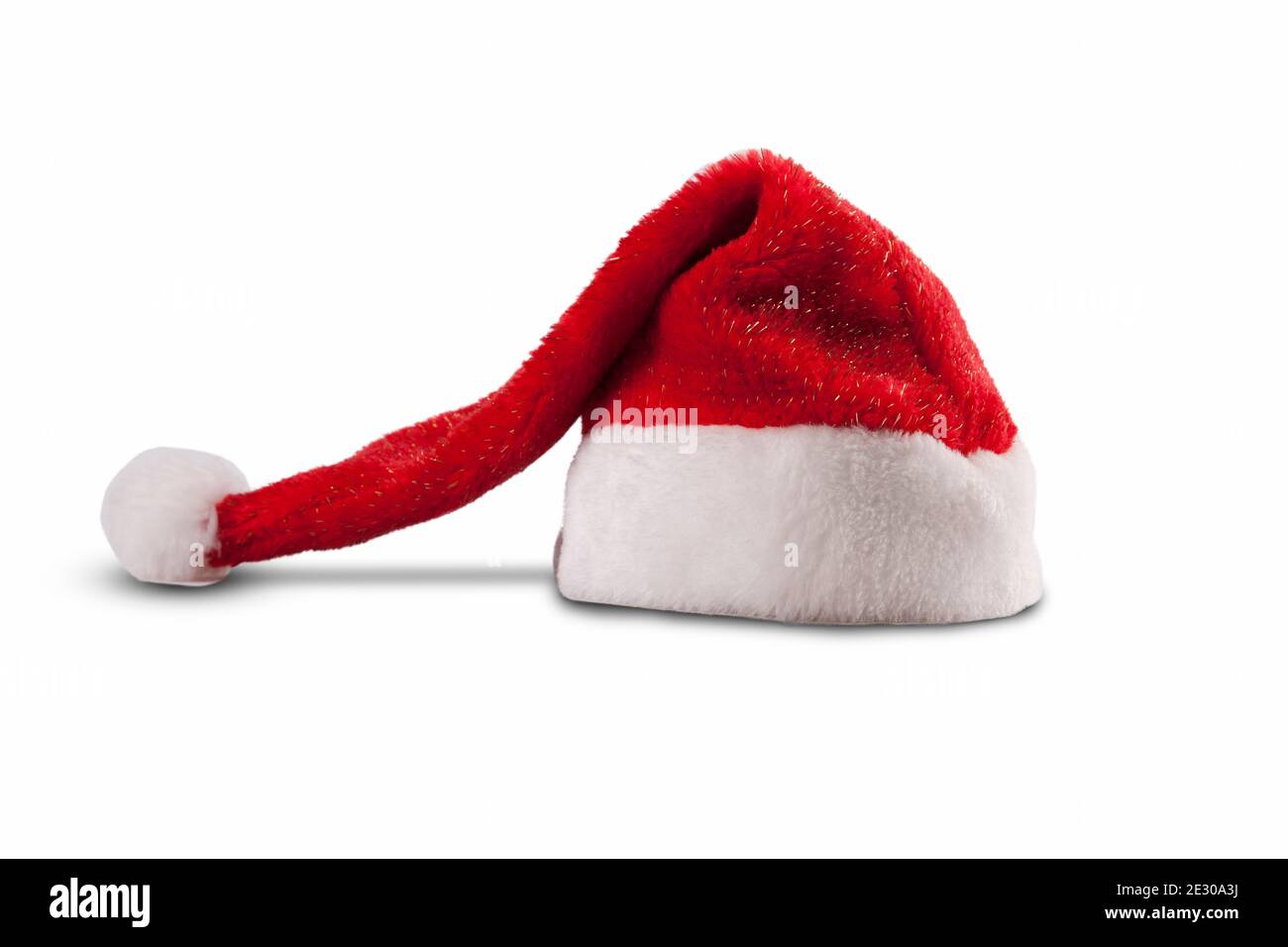 Santa hat,close-up On a white background high quality photo Stock Photo ...