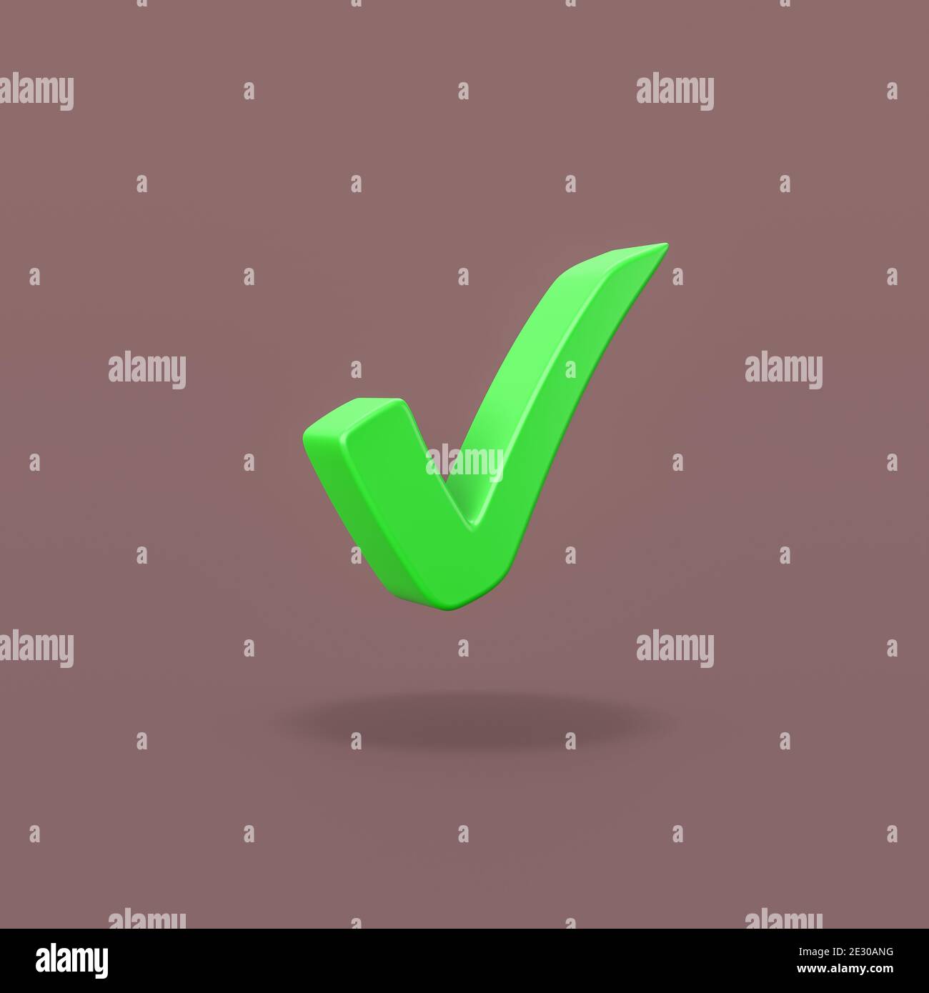 Check Mark on Dark Red Background Stock Photo - Alamy