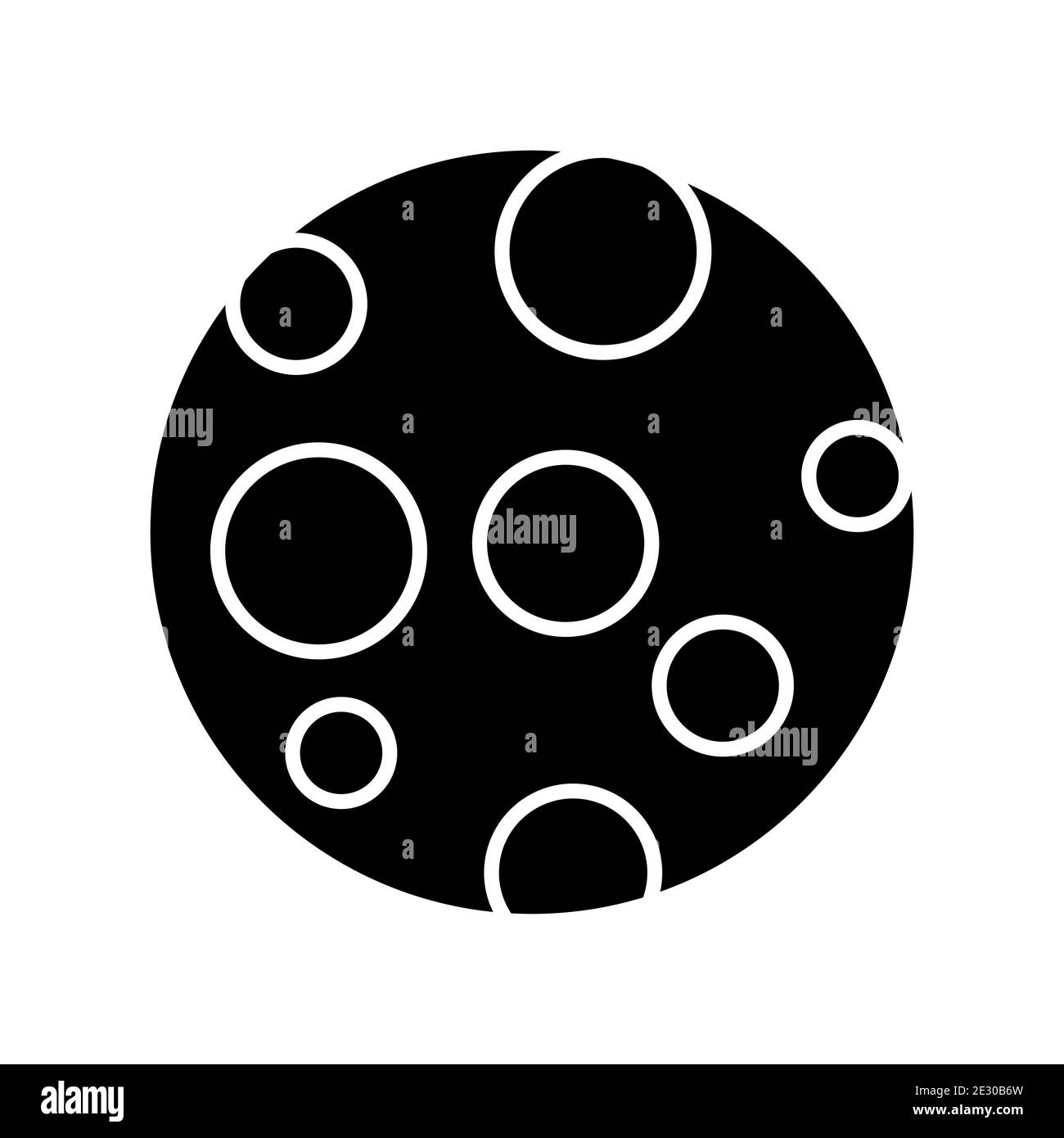 Planet moon Stock Vector Images - Alamy