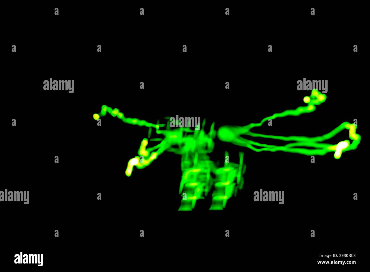 abstract green number motion blur Stock Photo - Alamy