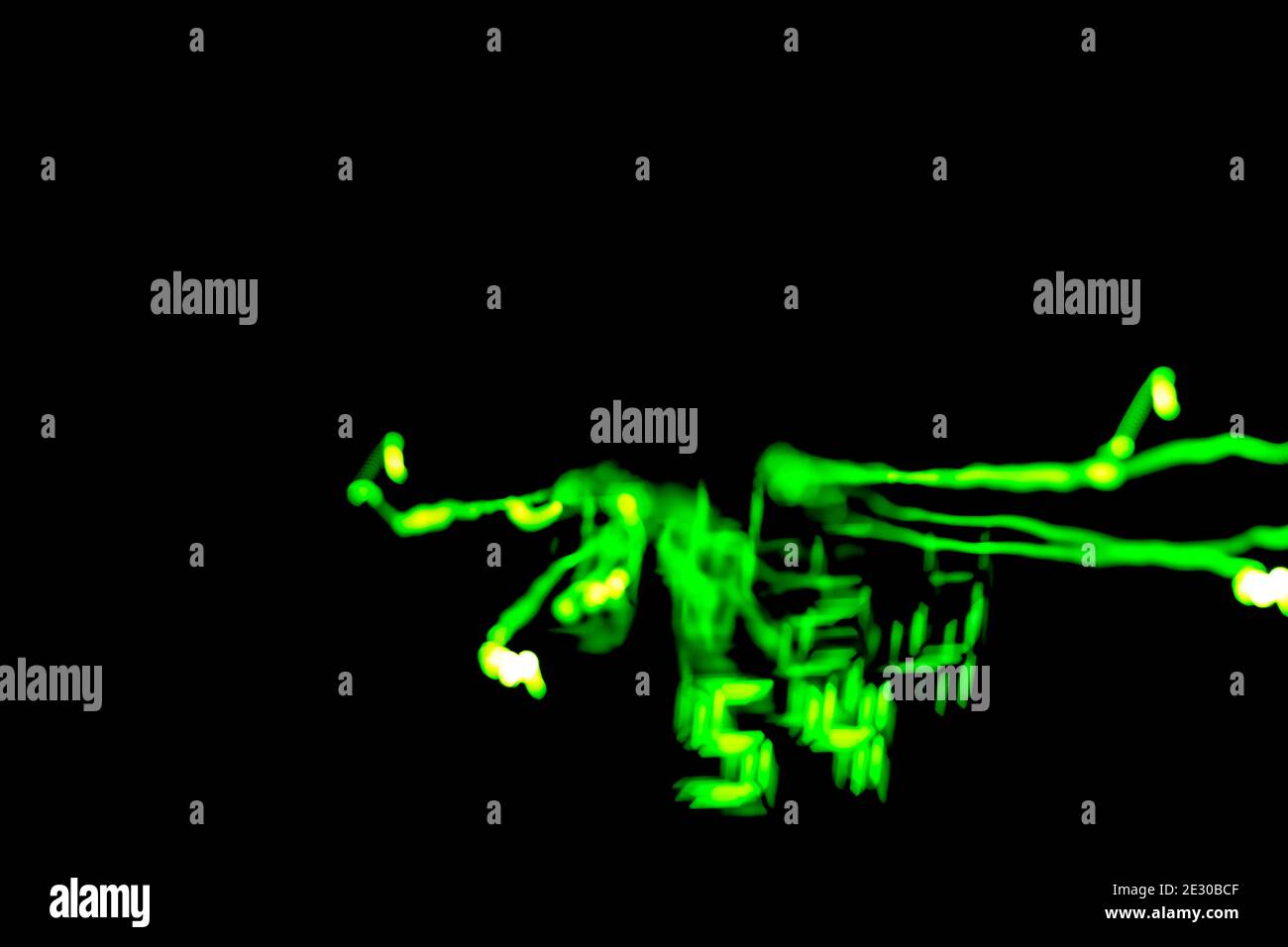 abstract green number motion blur Stock Photo - Alamy