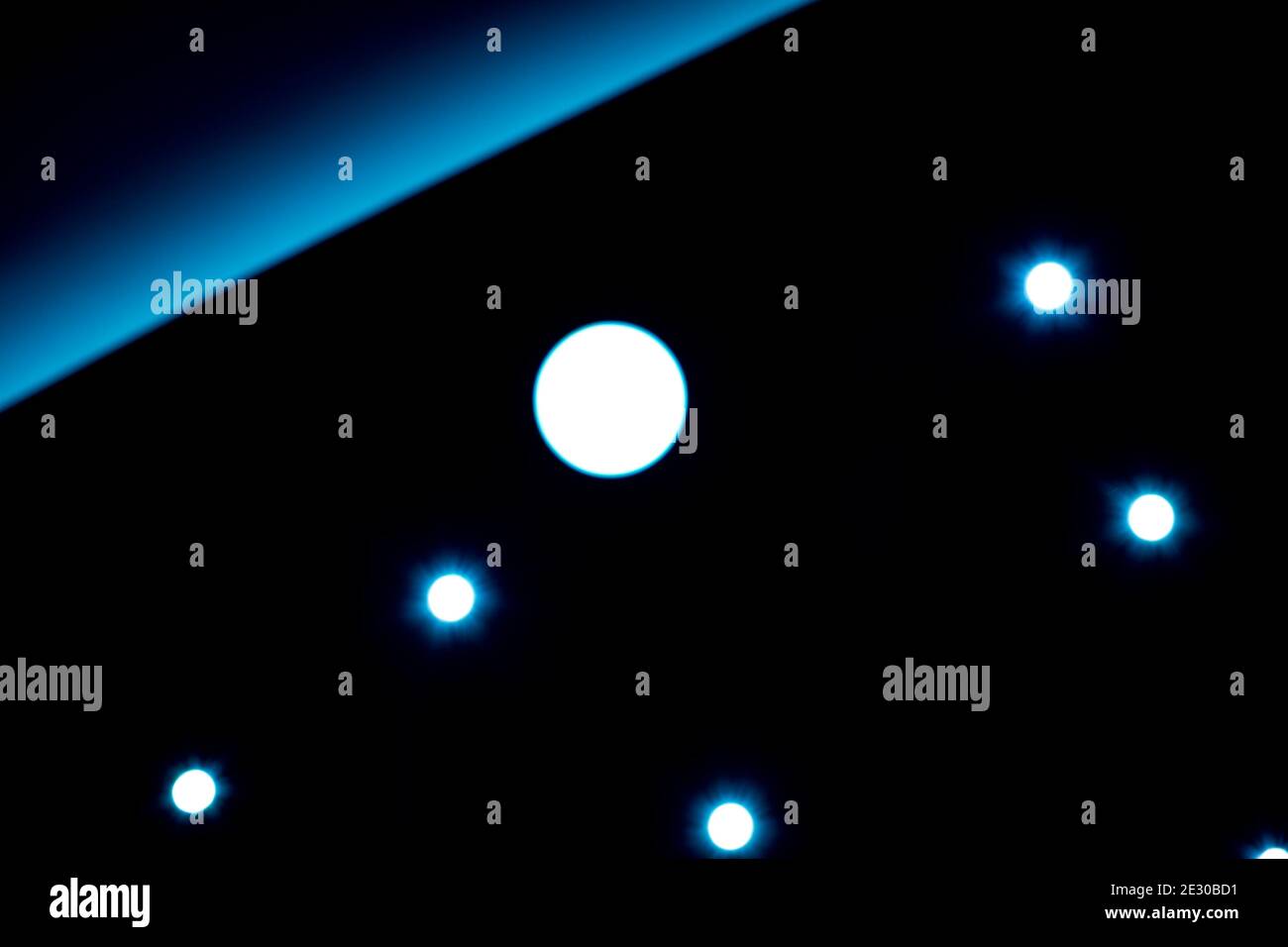 abstract lights on the ceiling in a modern building Stock Photo - Alamy