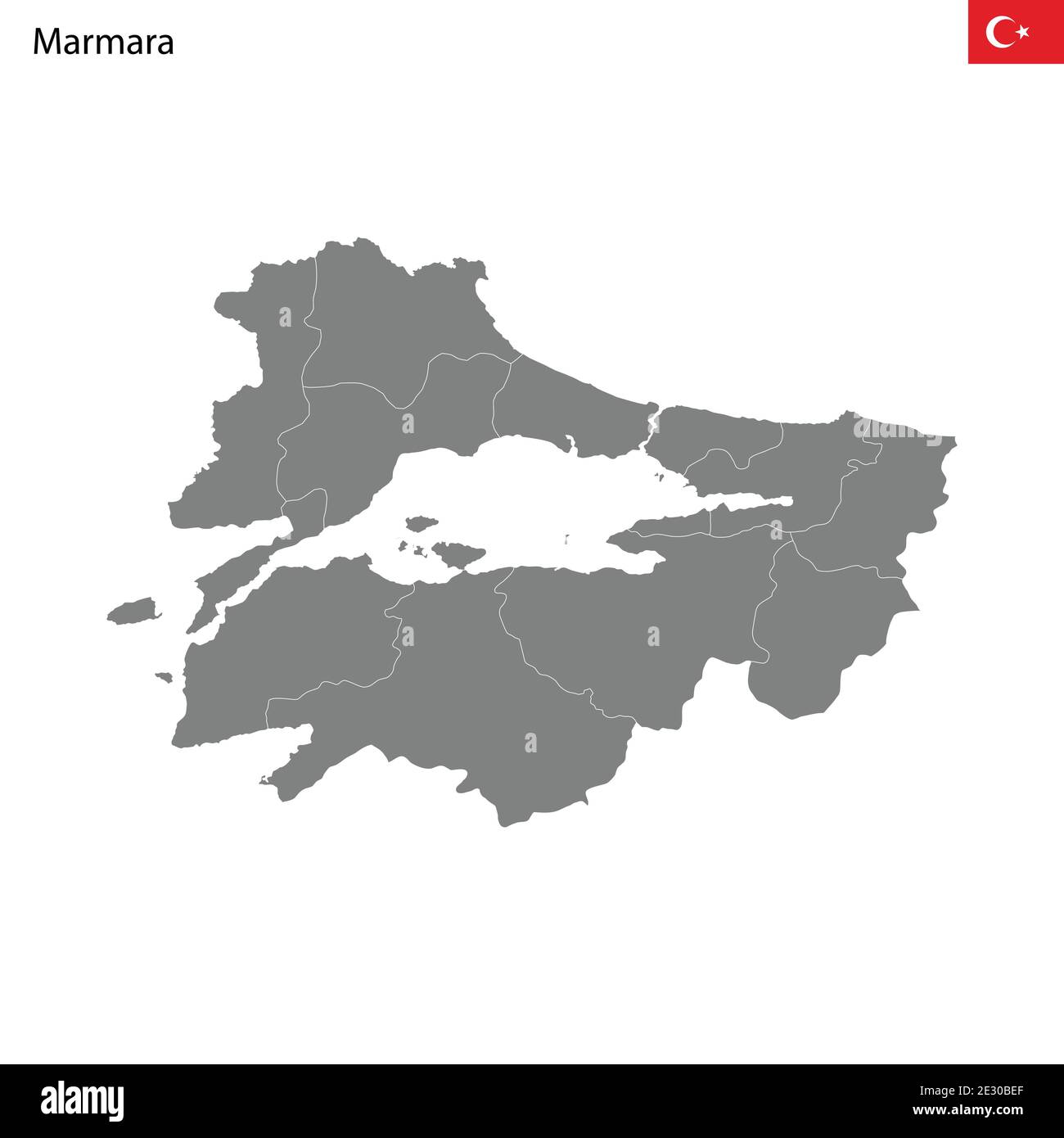 Marmara district Stock Vector Images - Alamy