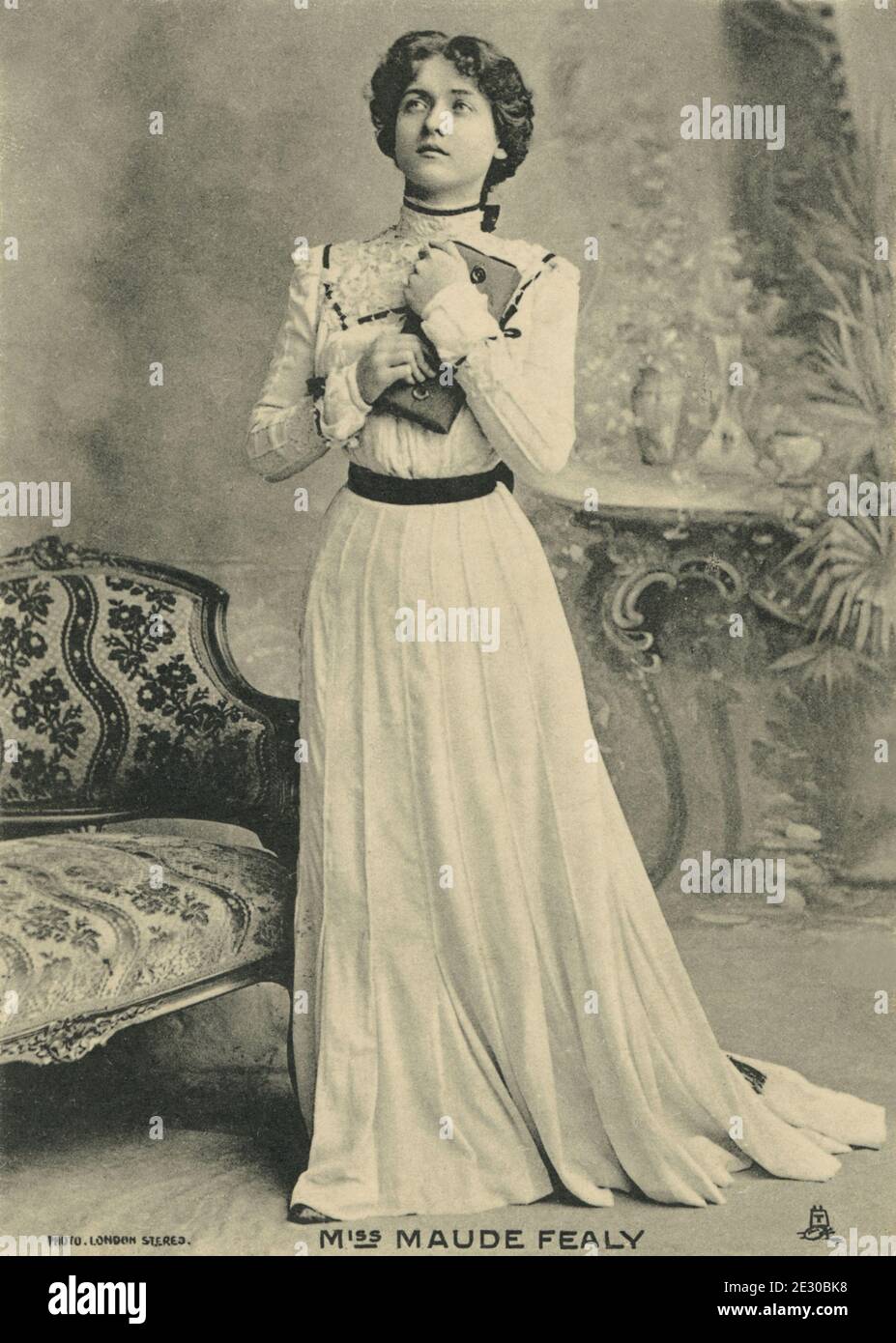 Maude Fealy (American actress) as Alice Faulkner in 'Sherlock Holmes ...