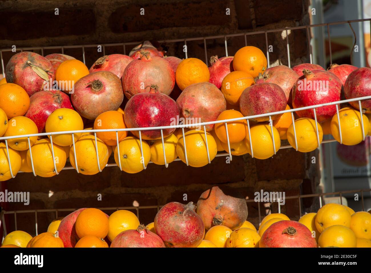 Shot of various fruits on sale at the local market Stock Photo - Alamy