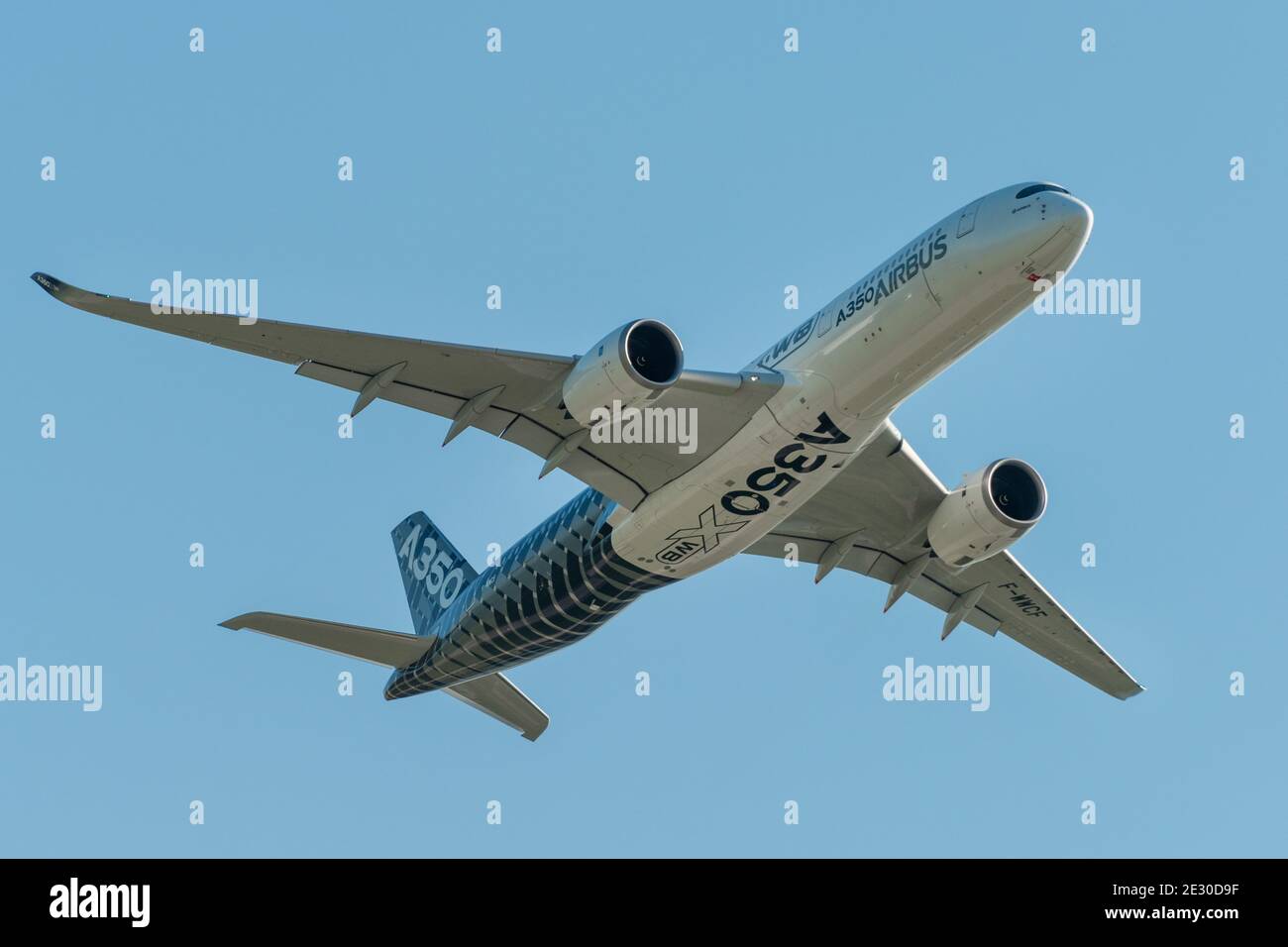 August 30, 2019. Zhukovsky, Russia. long-range wide-body twin-engine ...