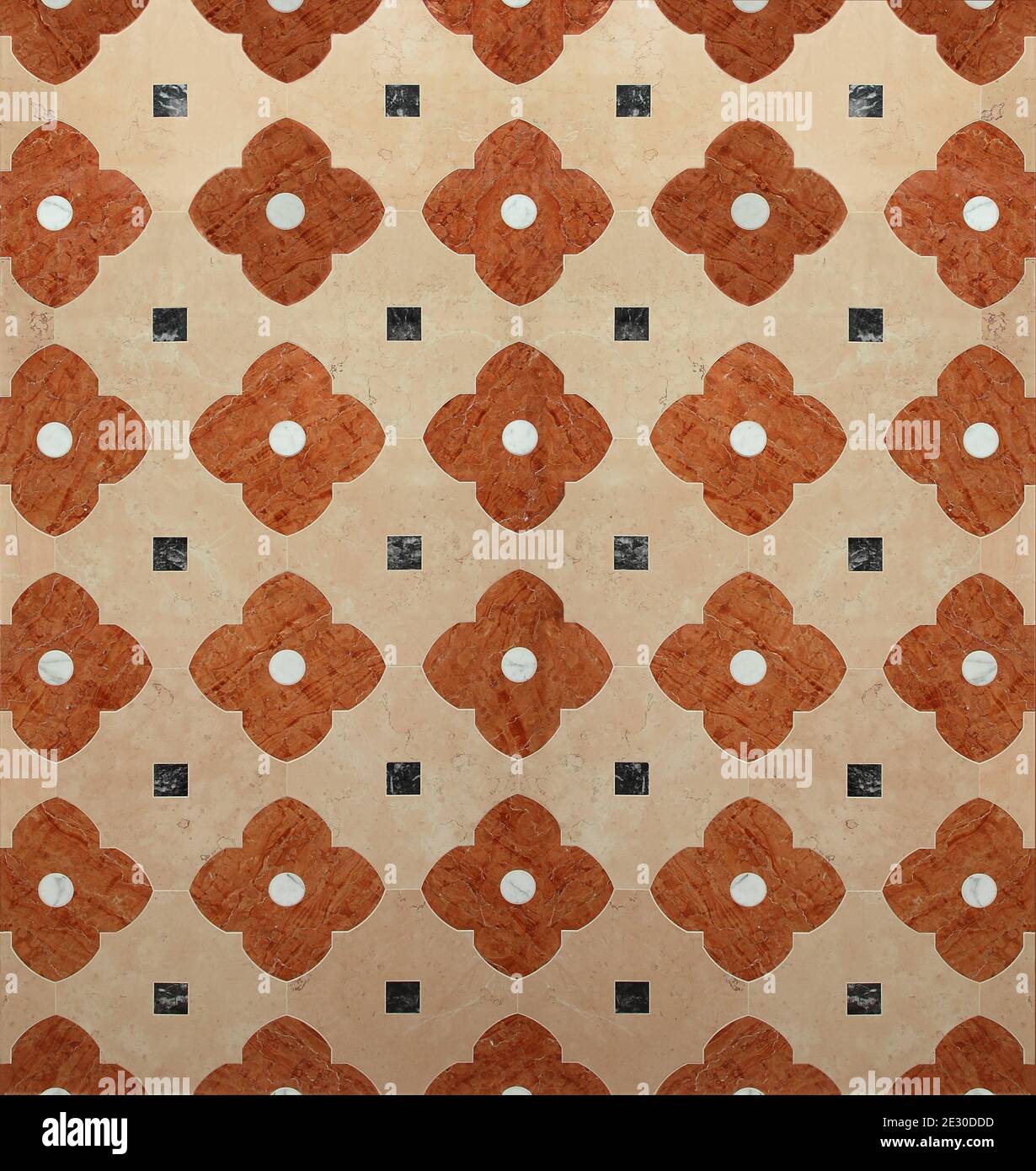 Luxurious royal palace floor interior. Classical brown marble pattern ...