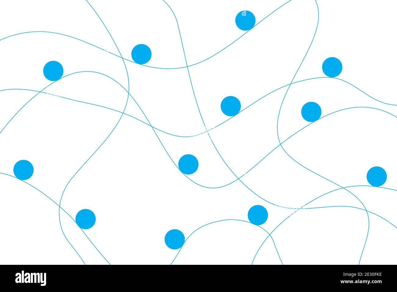 Abstract background pattern made with circles and curvy lines in ...