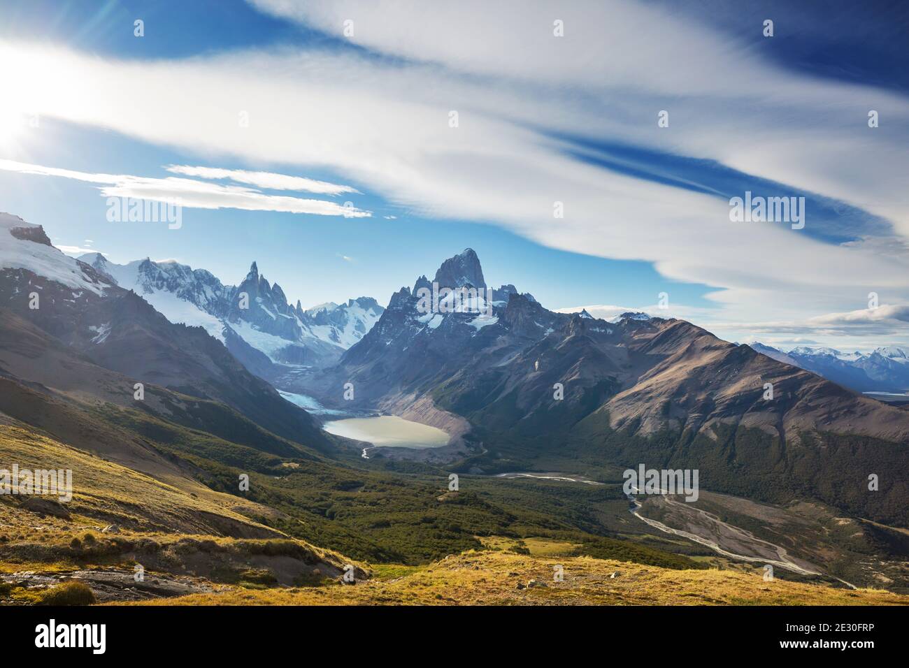 Patagonia landscapes in Southern Argentina. Beautiful natural landscapes Stock Photo - Alamy