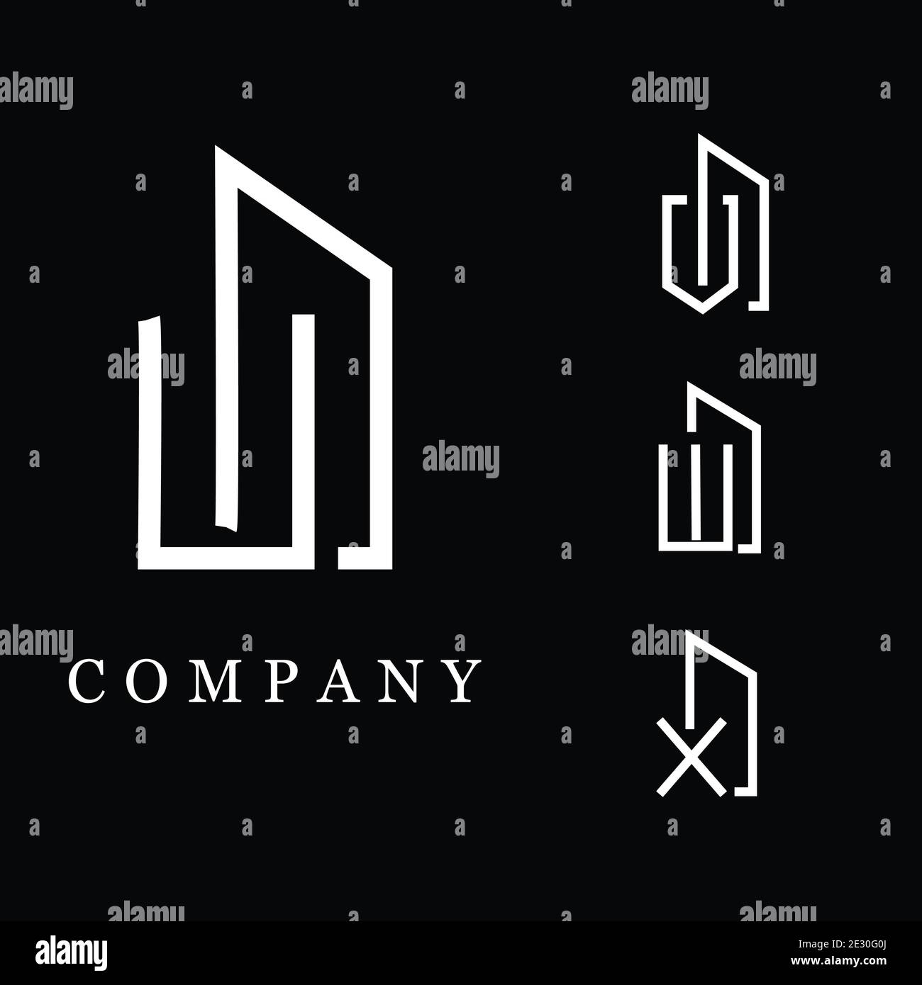 Minimal logo hi-res stock photography and images - Alamy