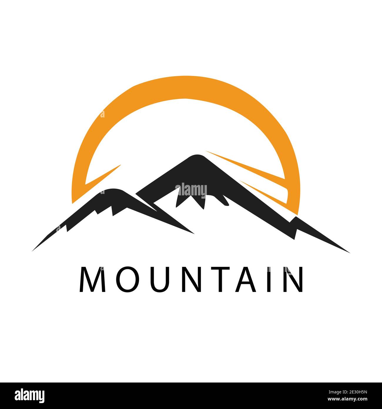 creative mountain everest logo design vector Stock Vector Image & Art ...