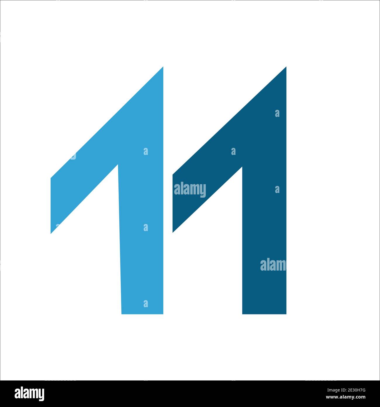 Initial letter M logo vector Stock Vector Image & Art - Alamy