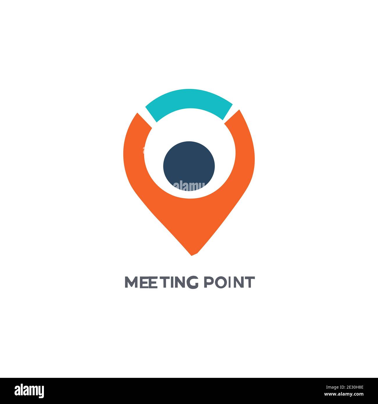 Meeting Point Logo Meeting Point Icon Vector Art, Icons, And Graphics