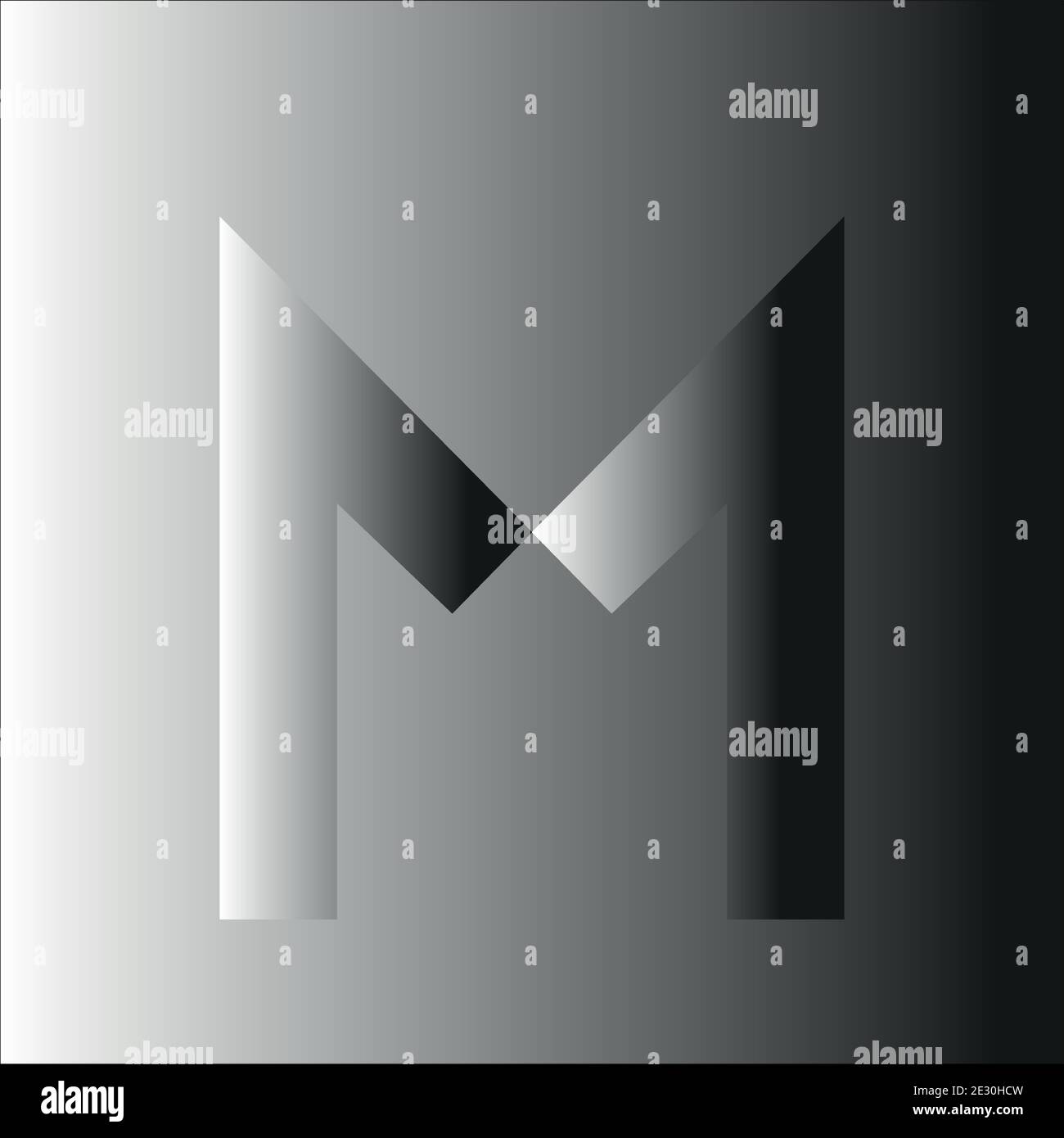 Initial letter M logo vector Stock Vector Image & Art - Alamy