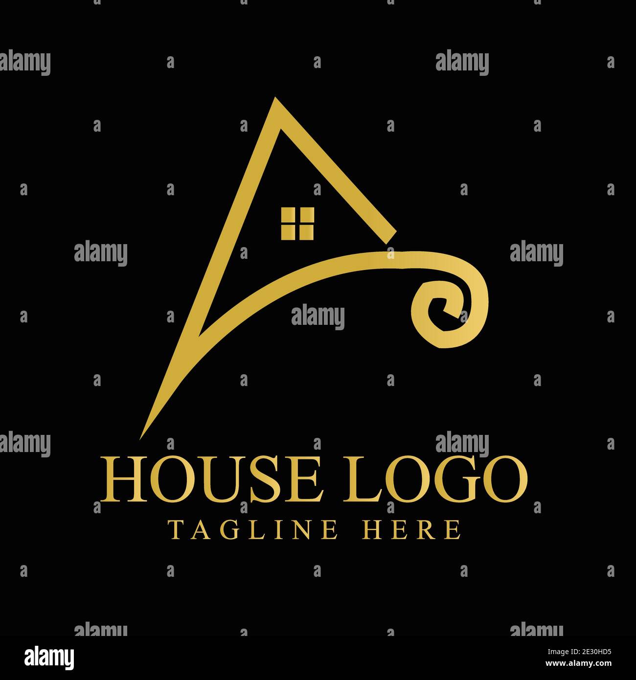 modern luxury real estate logo vector Stock Vector Image & Art - Alamy