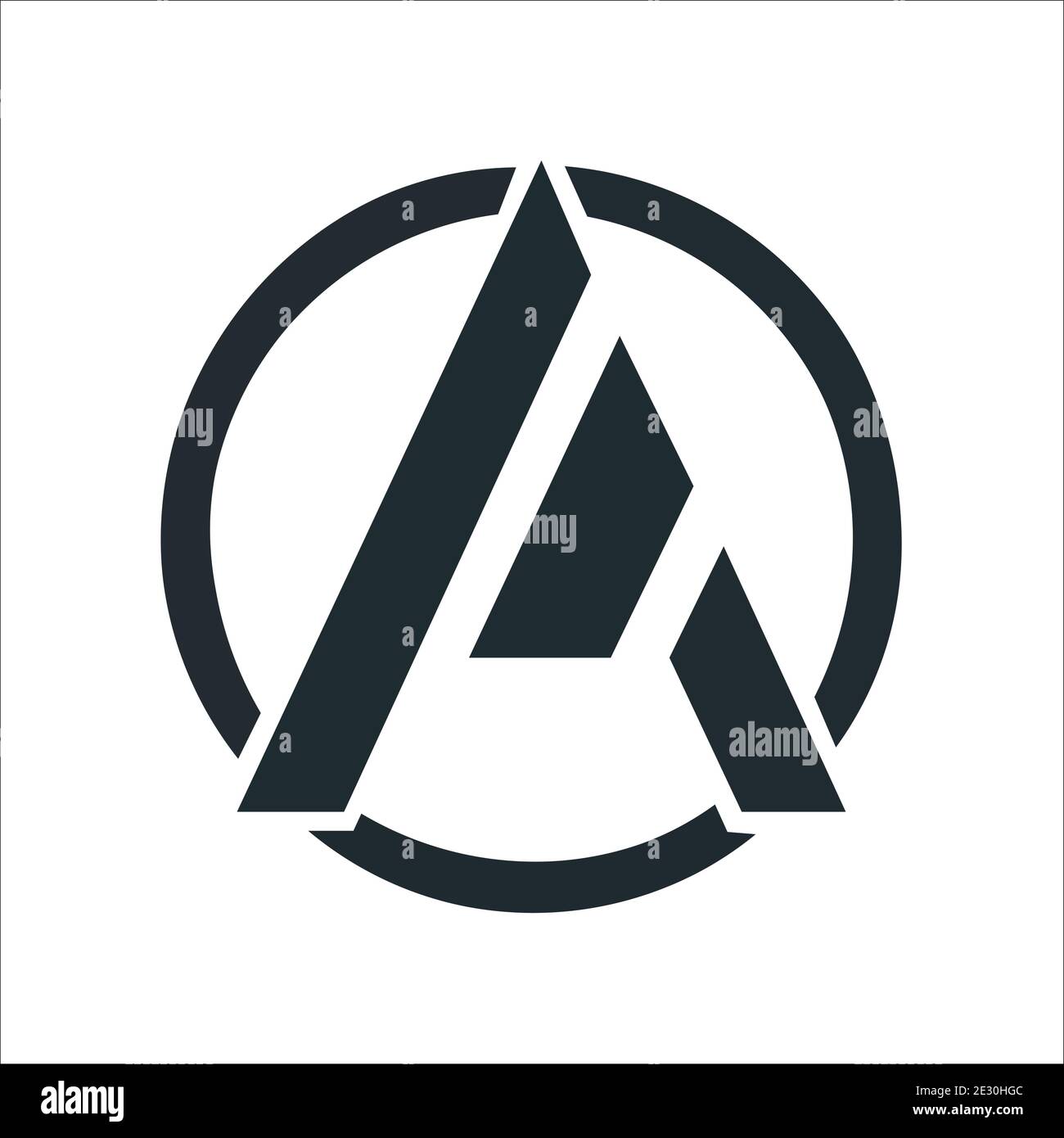 Letter a vector vectors hi-res stock photography and images - Alamy