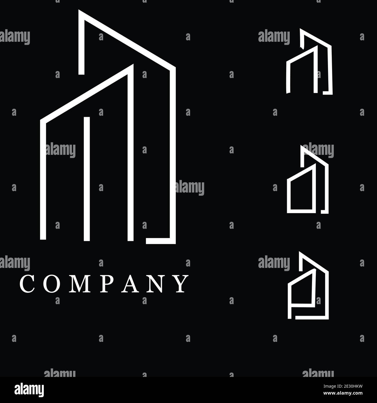 Minimal logo hi-res stock photography and images - Alamy