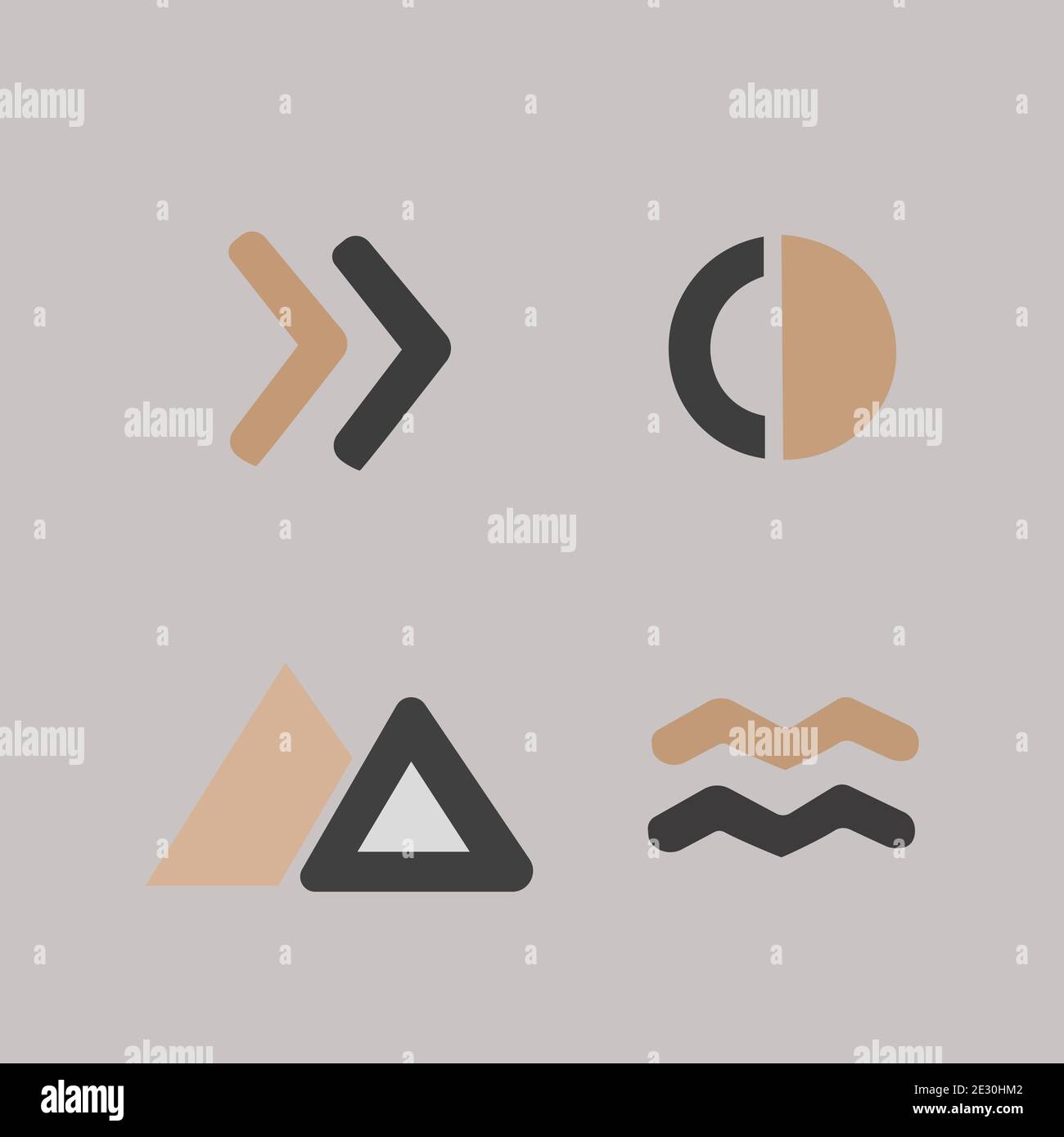 Minimal line logo vector concept set collection Stock Vector Image ...