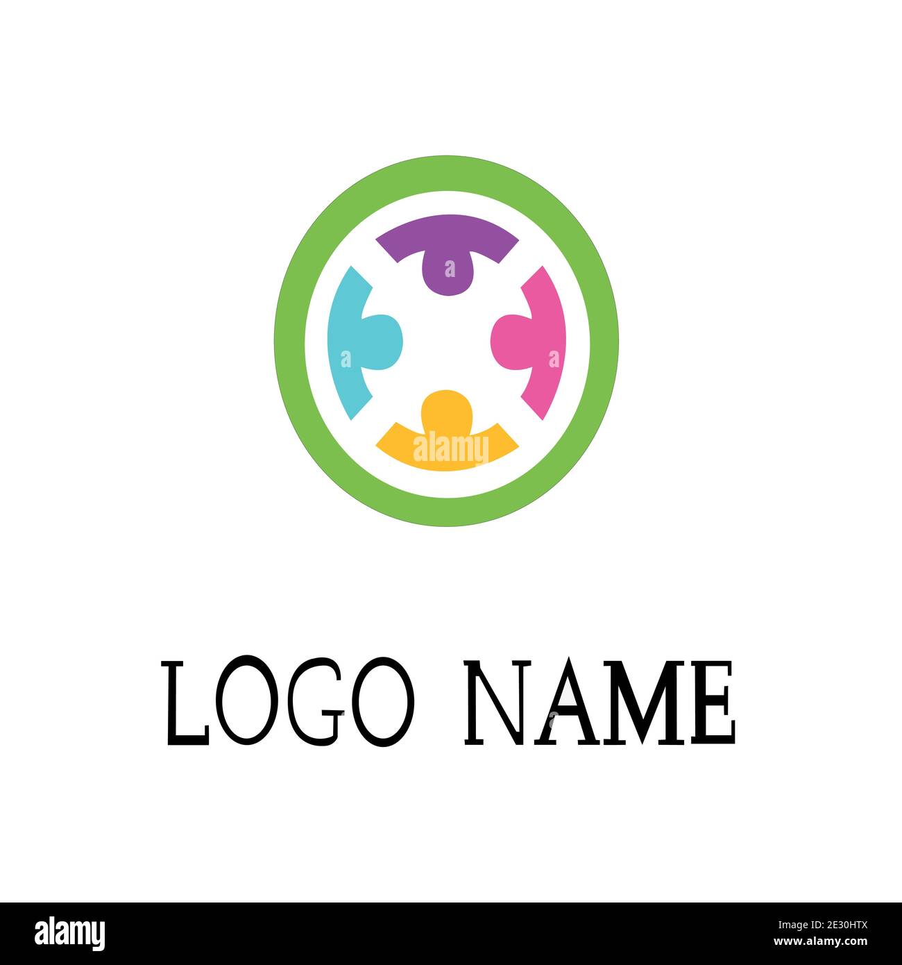 baby adoption and community care logo vector Stock Vector Image & Art ...