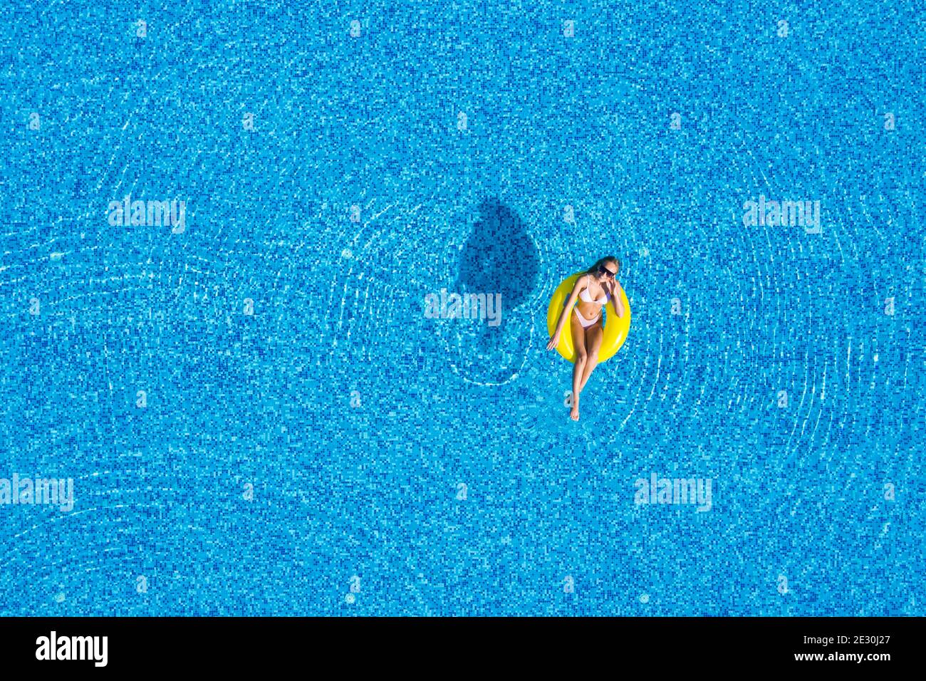 Yellow bikini swimming pool hi-res stock photography and images - Alamy