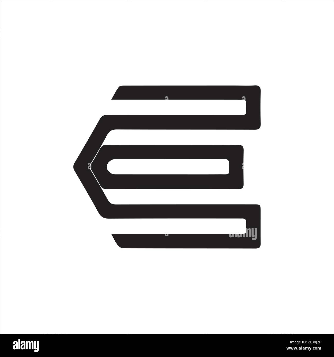 Initial letter e logo vector Stock Vector Image & Art - Alamy