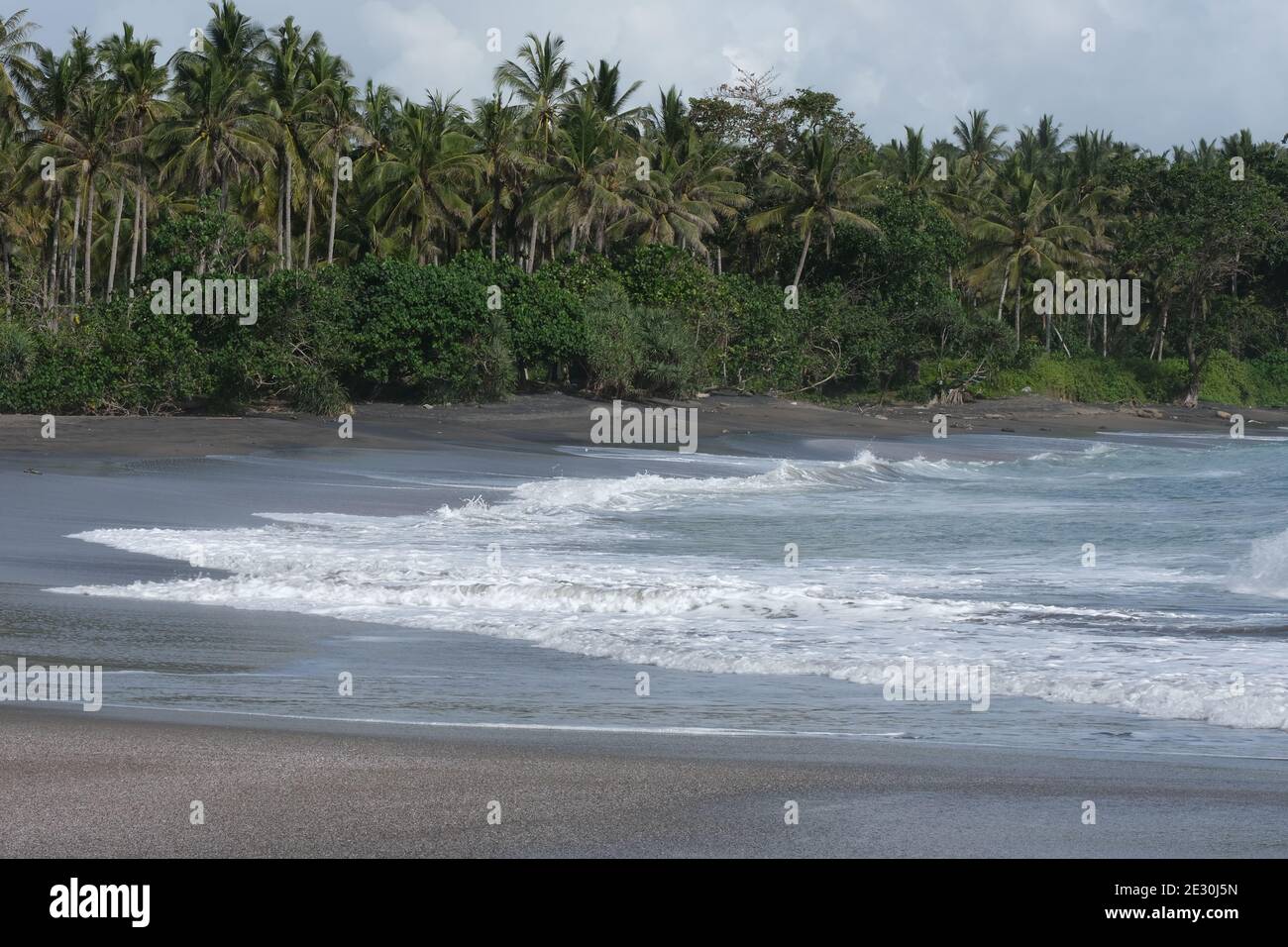 Indonesia Bali Pekutatan - Pantai Medewi - Medewi Beach Coastline view ...