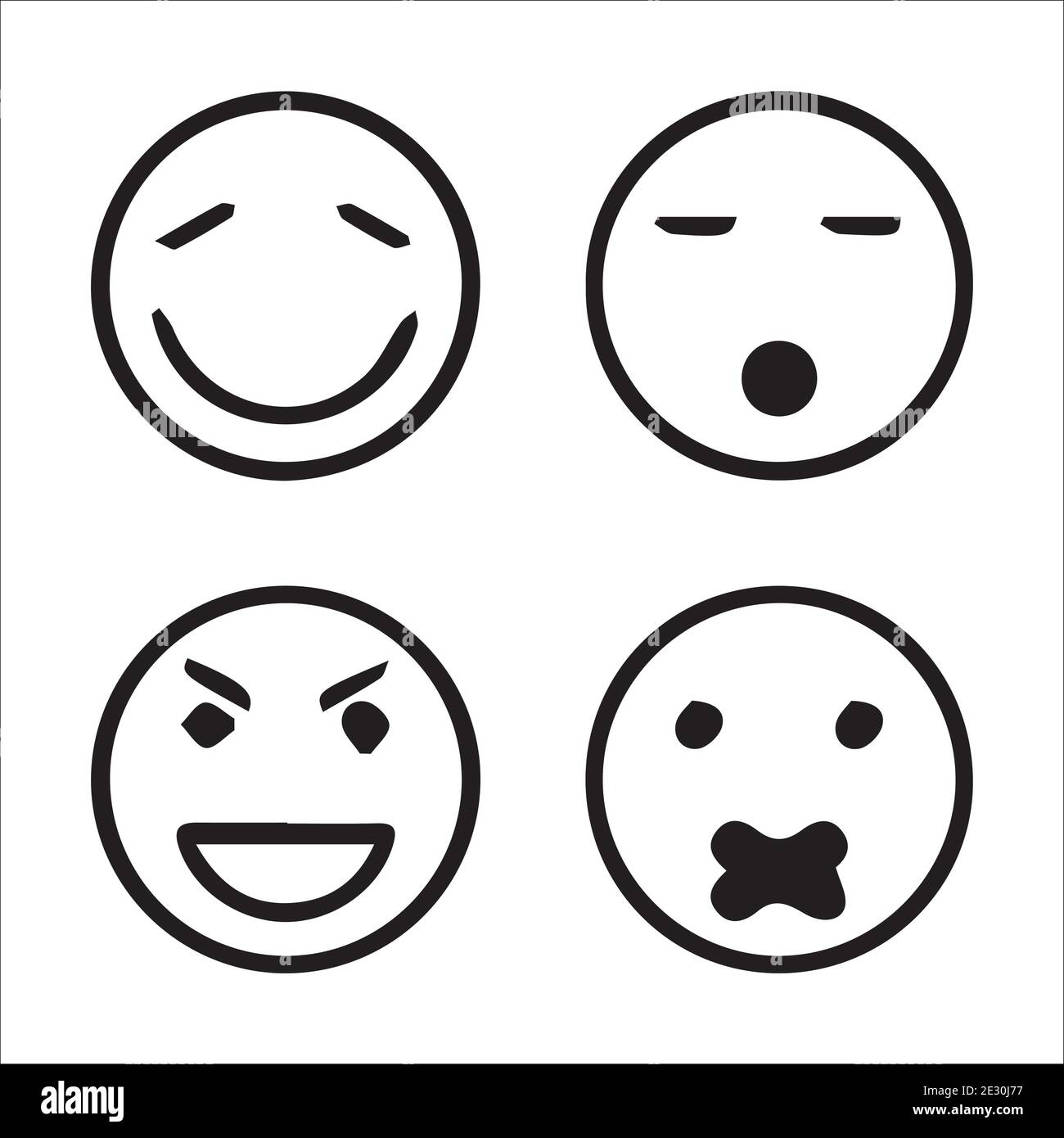 Emojis sad icon hi-res stock photography and images - Alamy