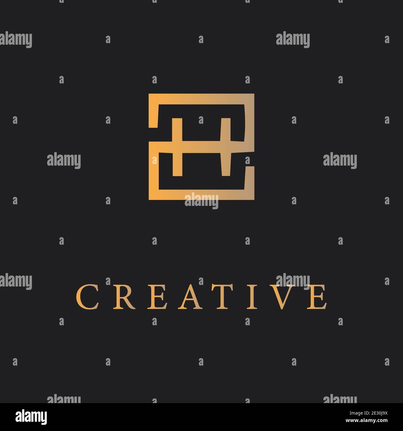 Initial letter h monogram vector vectors Stock Vector Images - Alamy