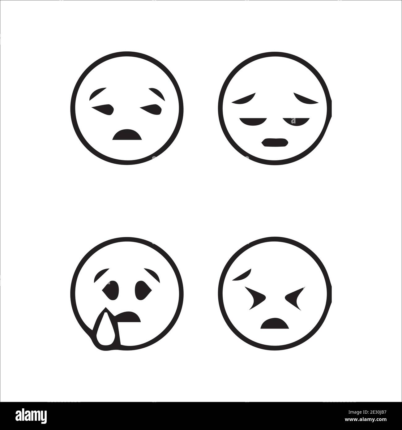 creative emojis set collection Stock Vector Image & Art - Alamy